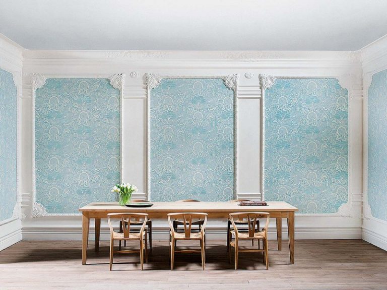 Las molduras en las paredes son la última tendencia deco