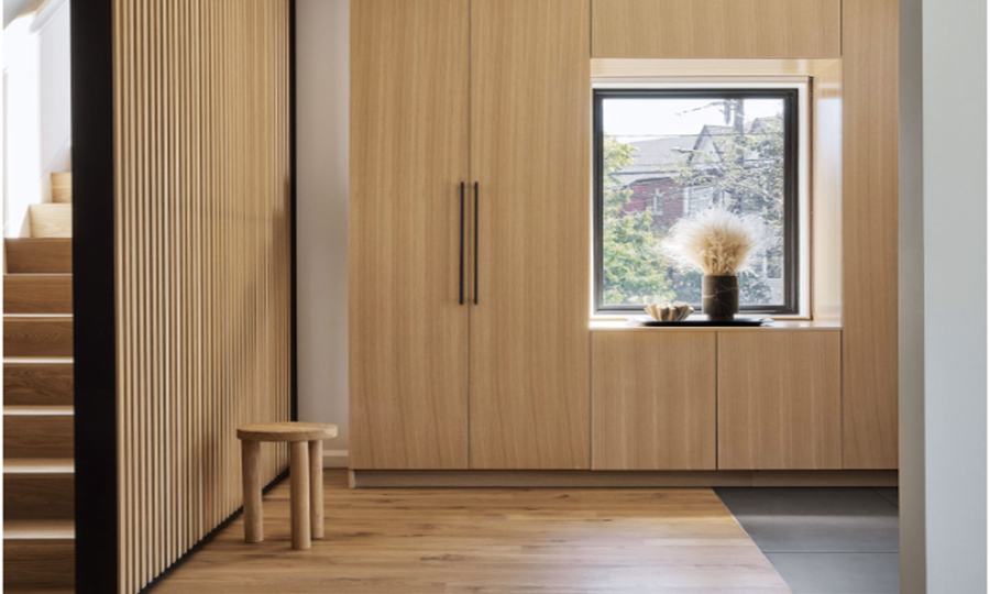 7 proyectos con impactantes paredes de listones de madera
