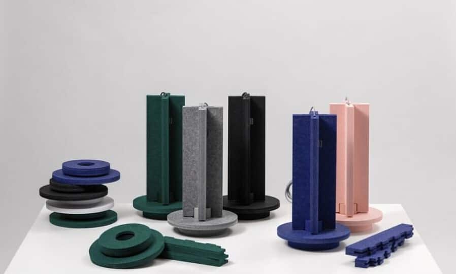 Jeffrey, una lámpara que ilumina y amortigua el sonido